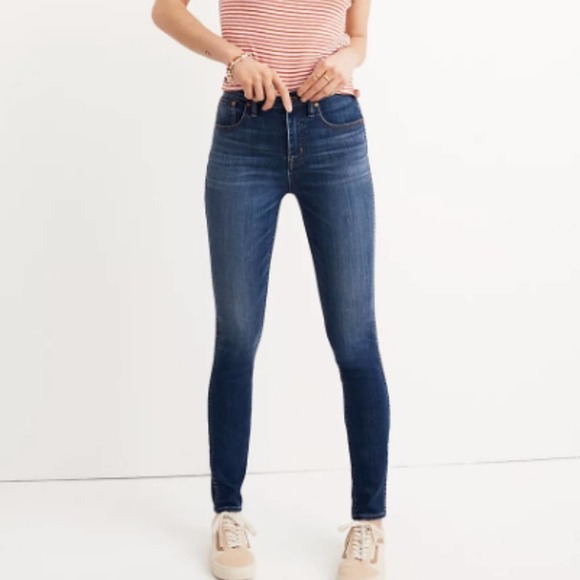 Madewell | Jeans | Madewell Highrise Skinny Jeans In Danny Wash Tencel ...